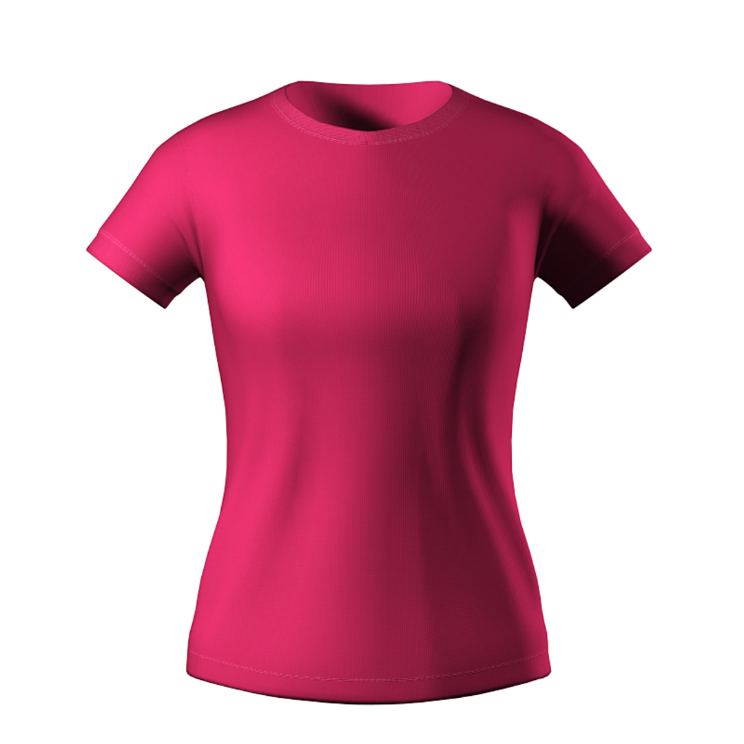 3d shirt girl model