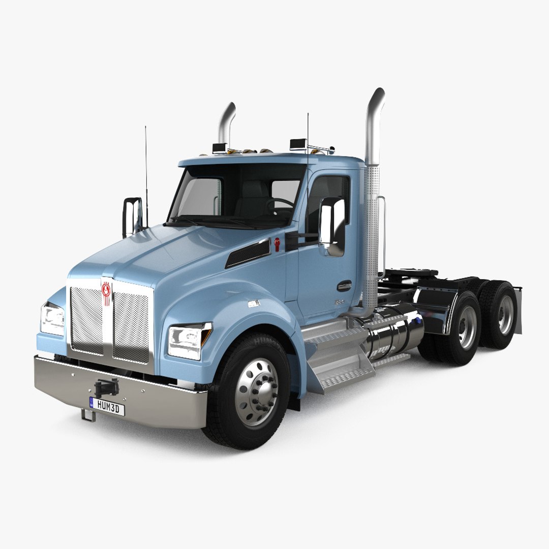Kenworth T880 Day Cab Tractor Truck 2022 3D model - TurboSquid 2048783
