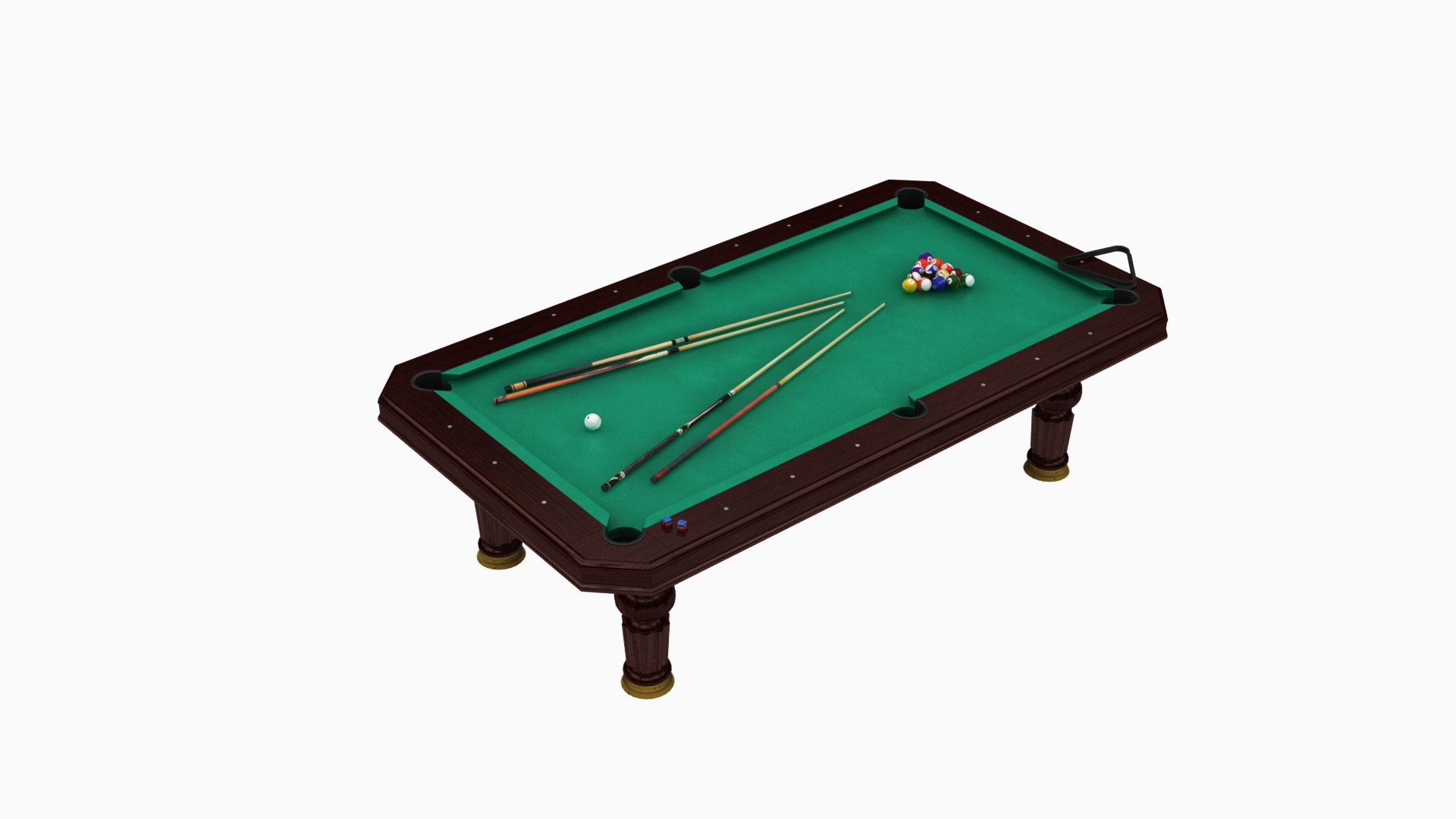 3D Billard Table Model - TurboSquid 1493302
