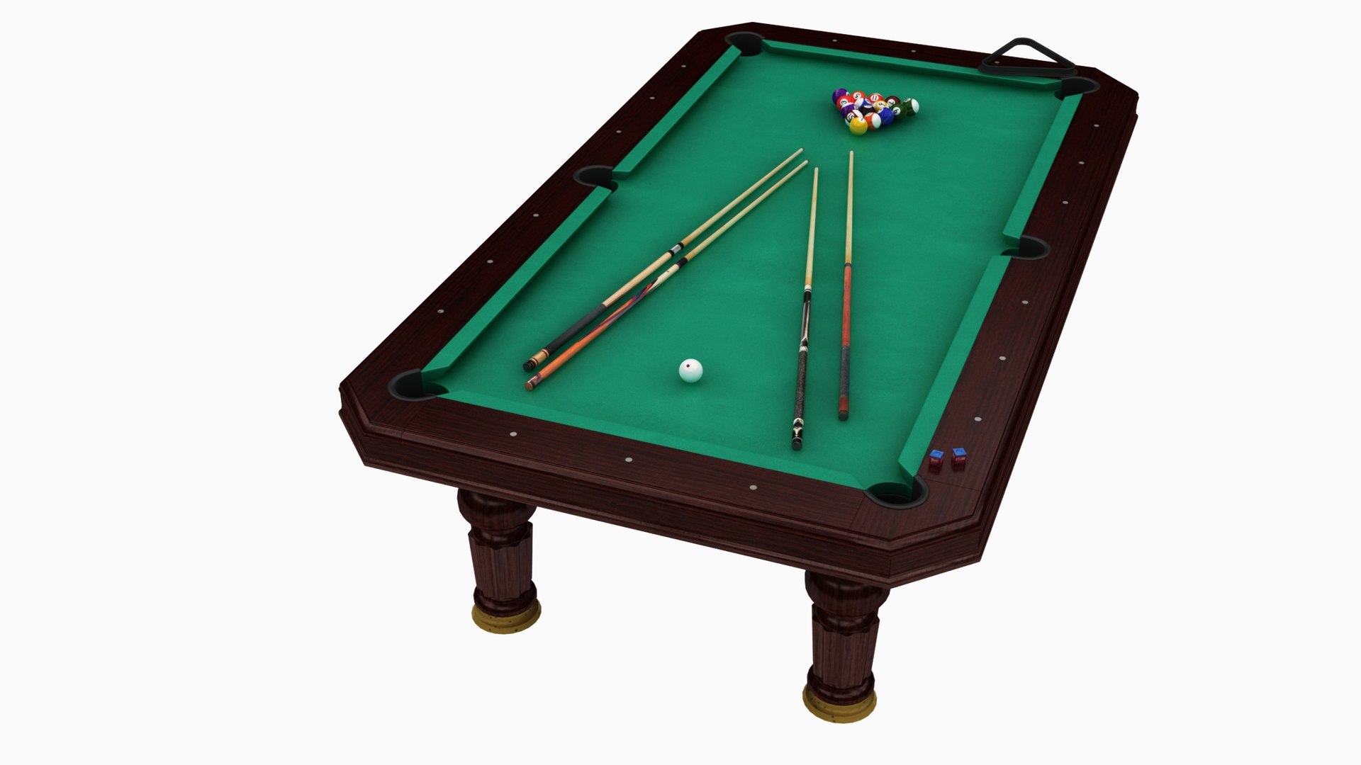 3D Billard Table Model - TurboSquid 1493302