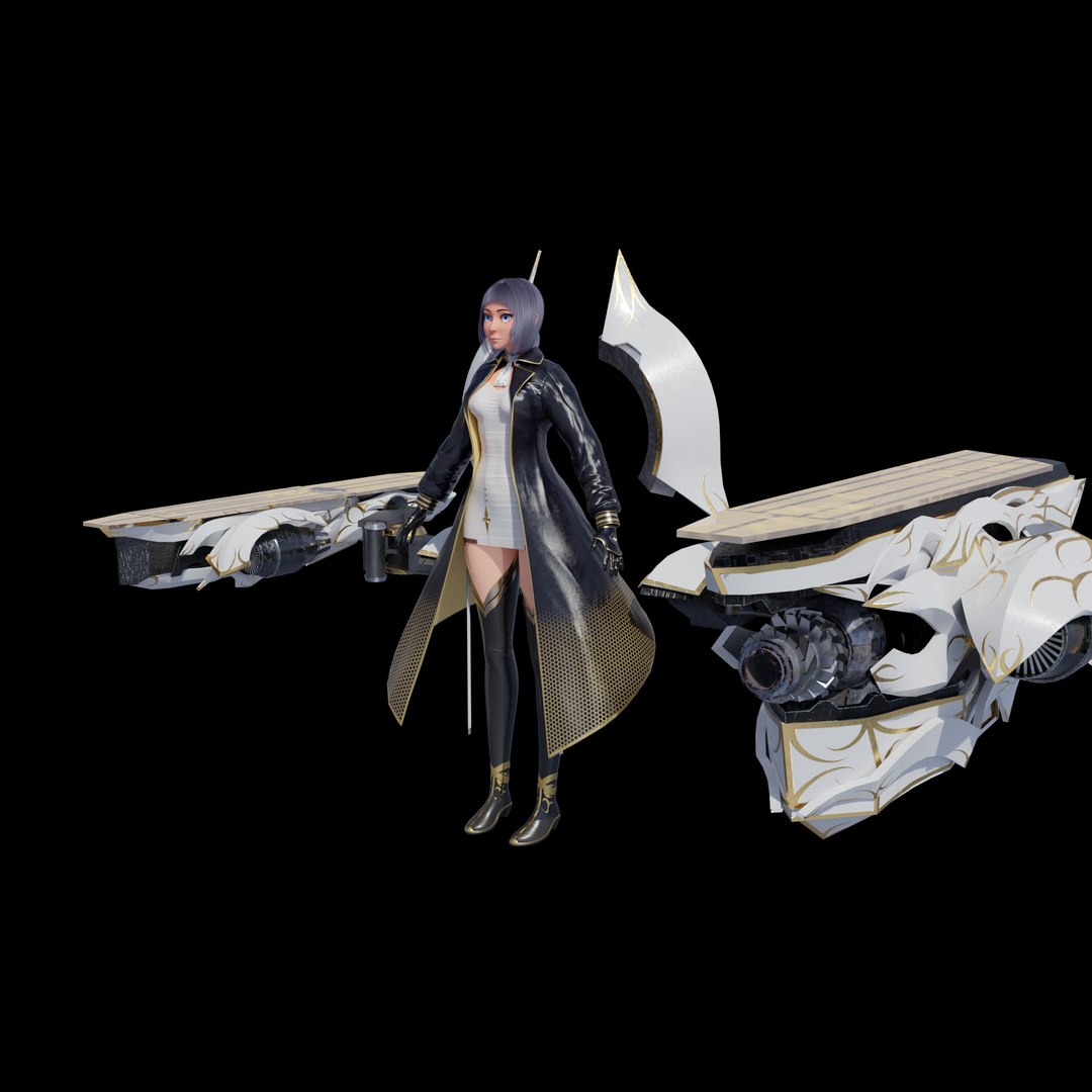3D Model Azur Lane Bean - TurboSquid 2194381
