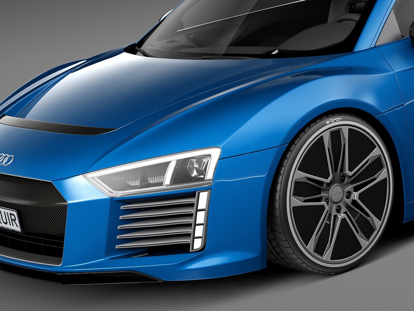 3d 2016 Audi R8 Model