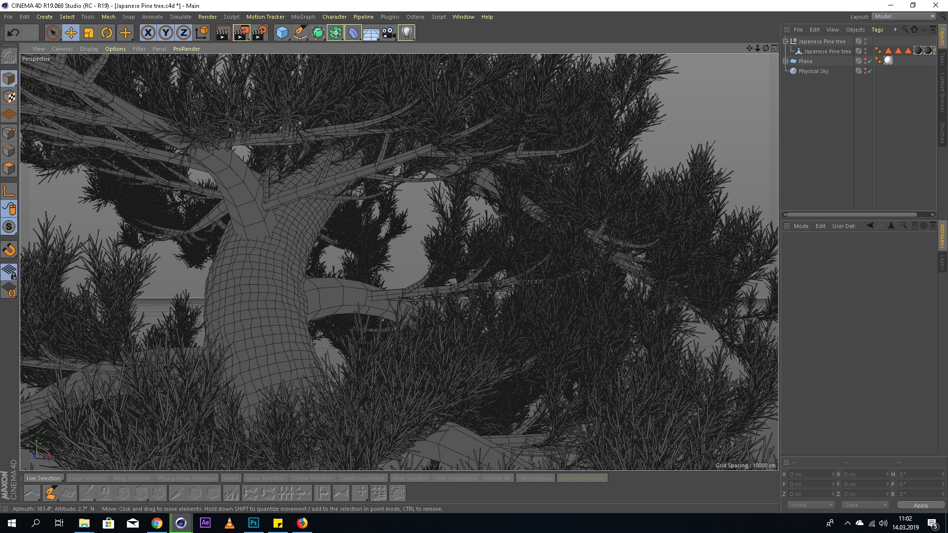 3D Model Japanese Pine Tree - TurboSquid 1386958