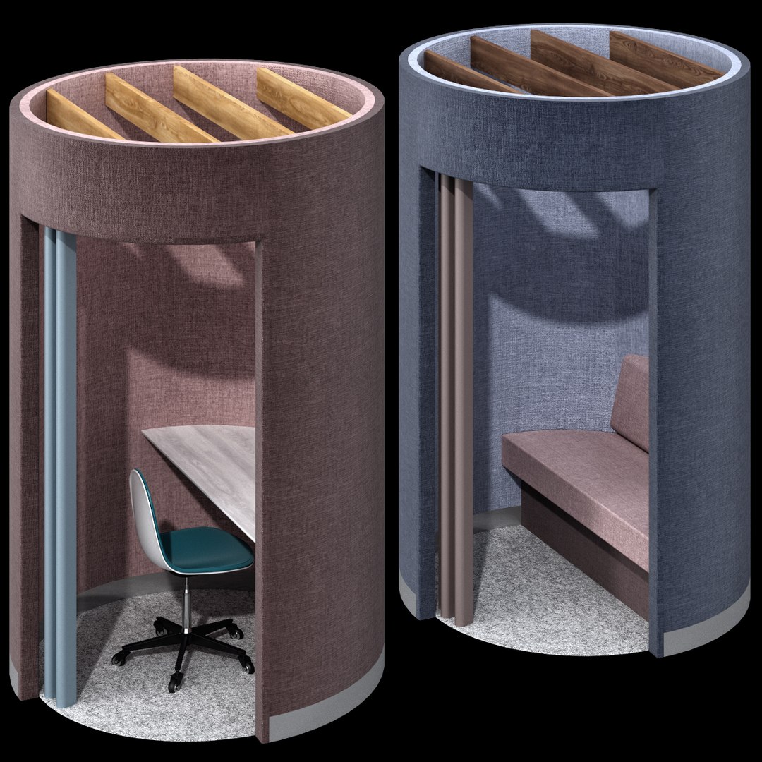 3D модель Module meeting pod office pavilion for conferences ...