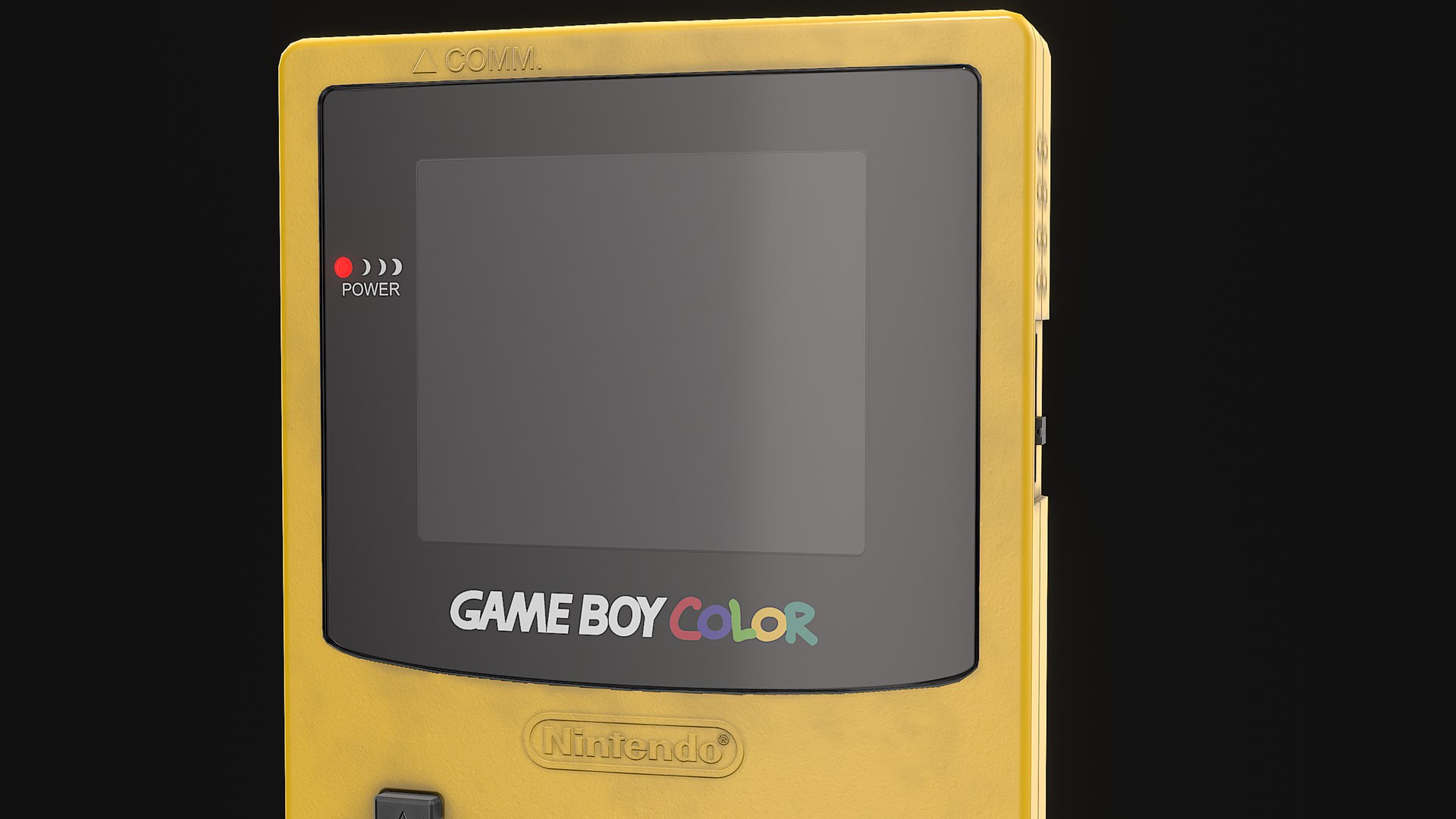 Nintendo Game Boy Color - Yellow 3D model - TurboSquid 2167375