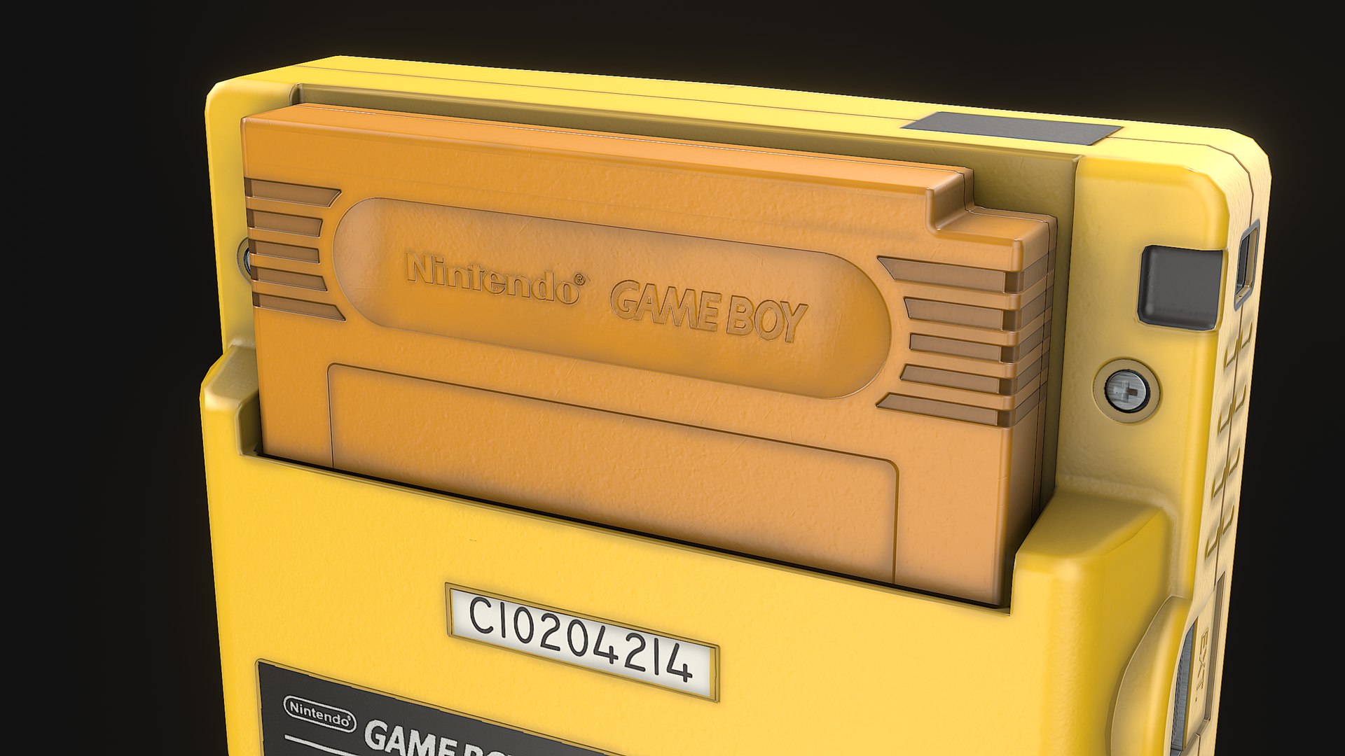 Nintendo Game Boy Color - Yellow 3D model - TurboSquid 2167375