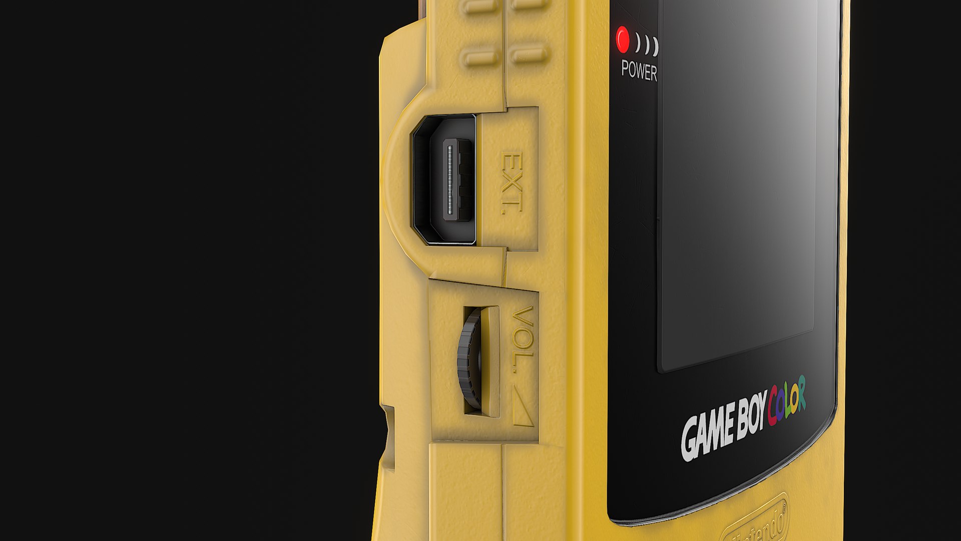 Nintendo Game Boy Color - Yellow 3D model - TurboSquid 2167375