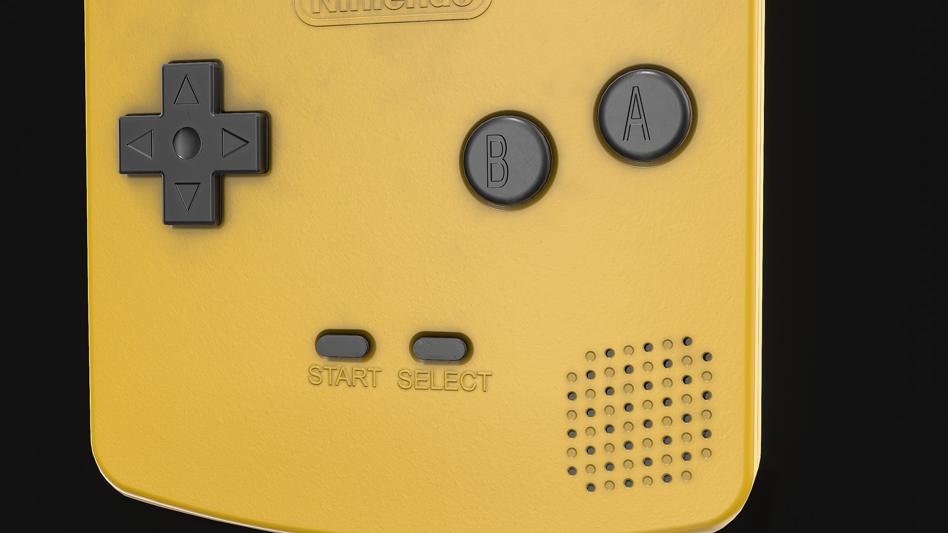 Nintendo Game Boy Color - Yellow 3D model - TurboSquid 2167375