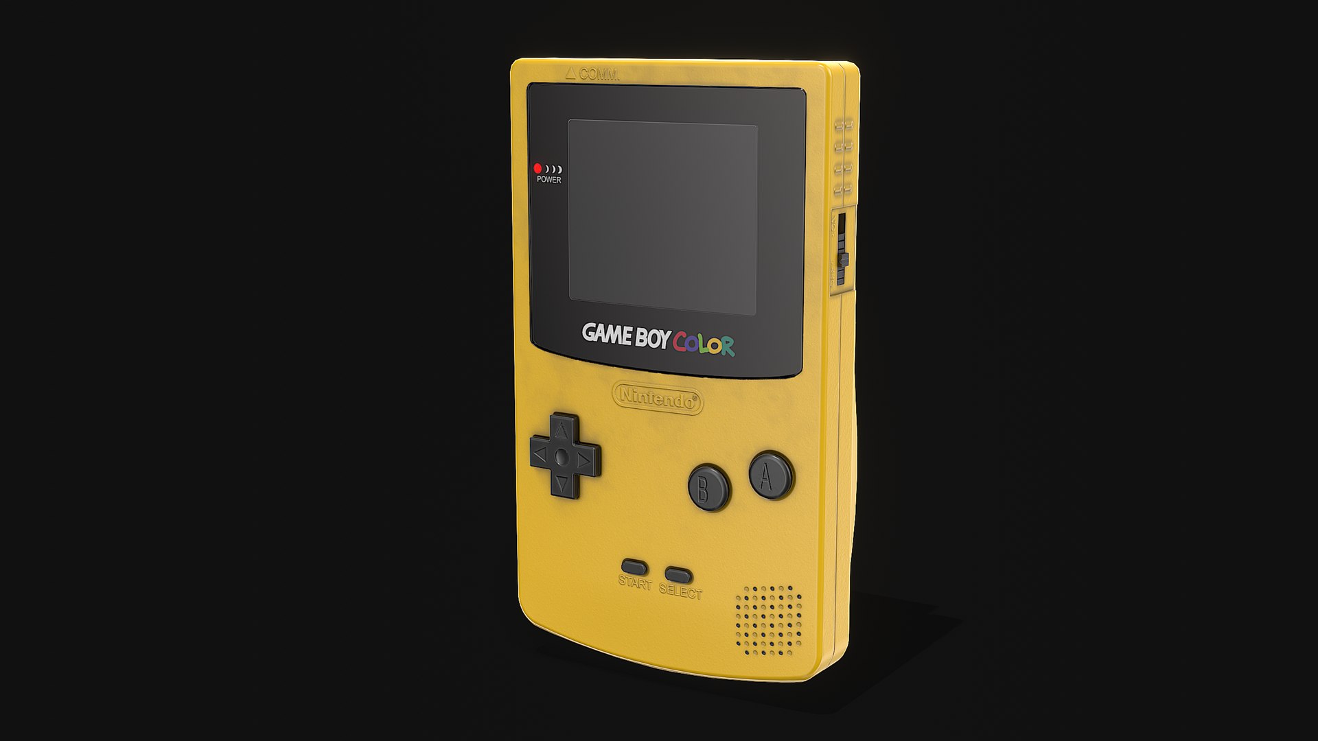 Nintendo Game Boy Color - Yellow 3D model - TurboSquid 2167375