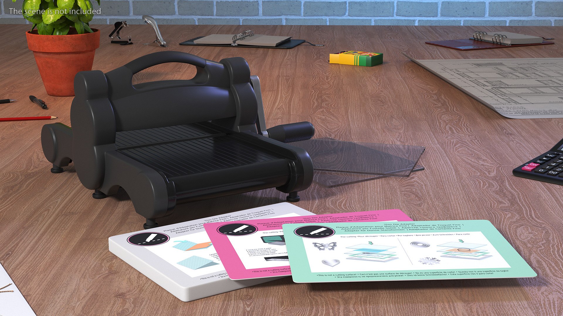 3D Cutting Machine With Materials Black - TurboSquid 2060339