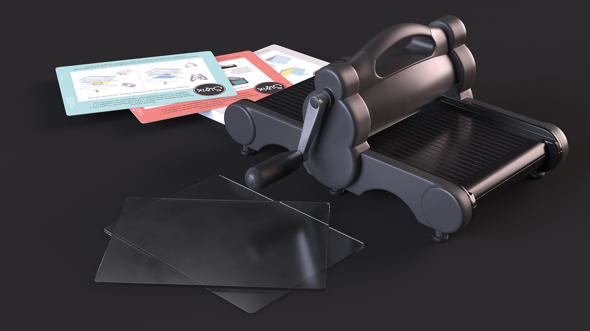 3D Cutting Machine With Materials Black - TurboSquid 2060339