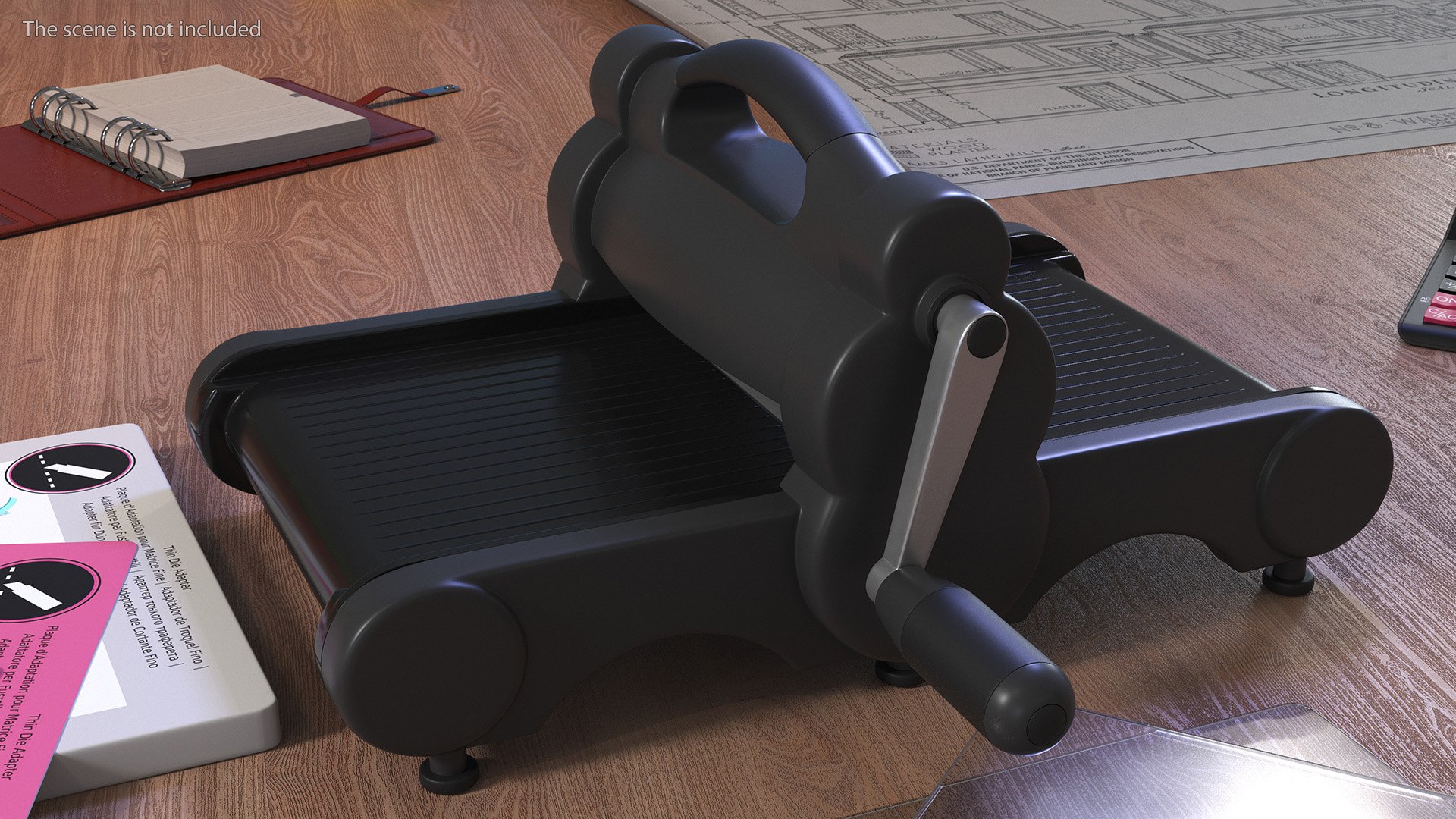 3D Cutting Machine With Materials Black - TurboSquid 2060339