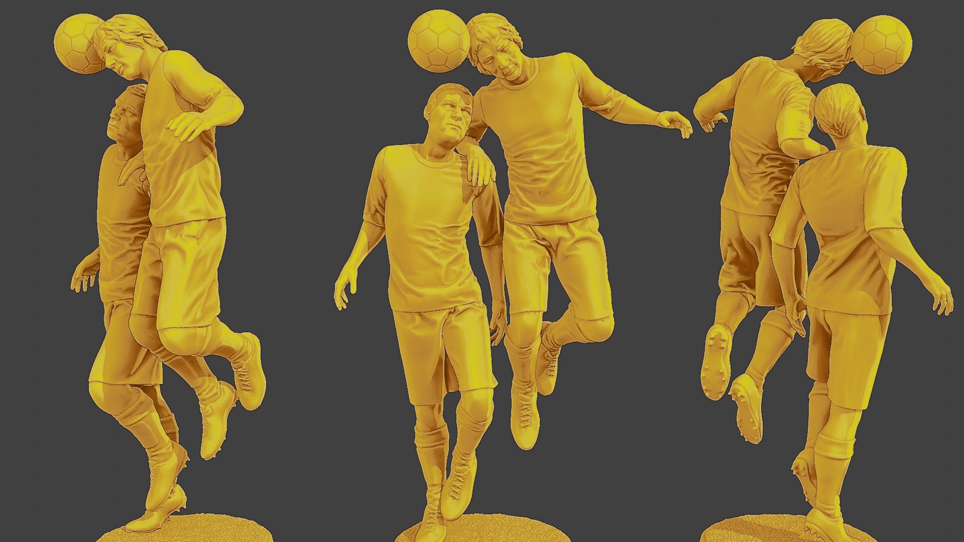 3D Soccer Player SP 031 032 - TurboSquid 2005893