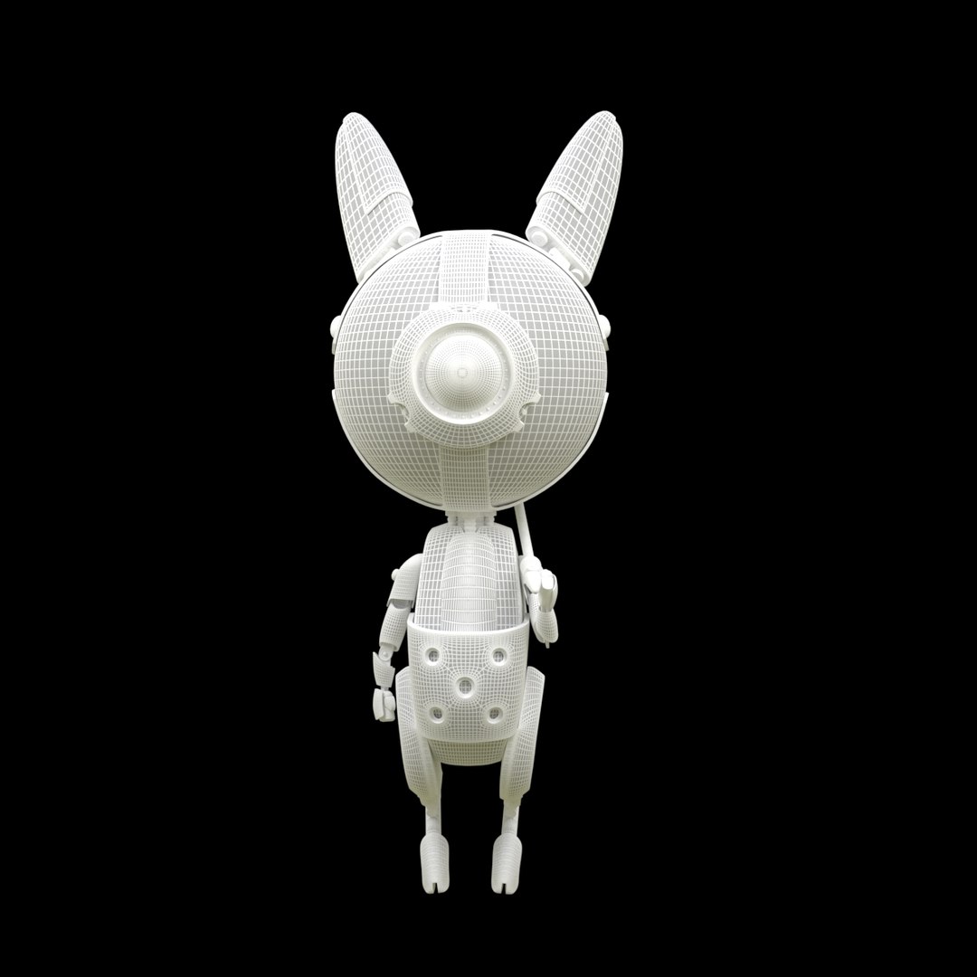 3D Bunny Robot Character Model - TurboSquid 1446861
