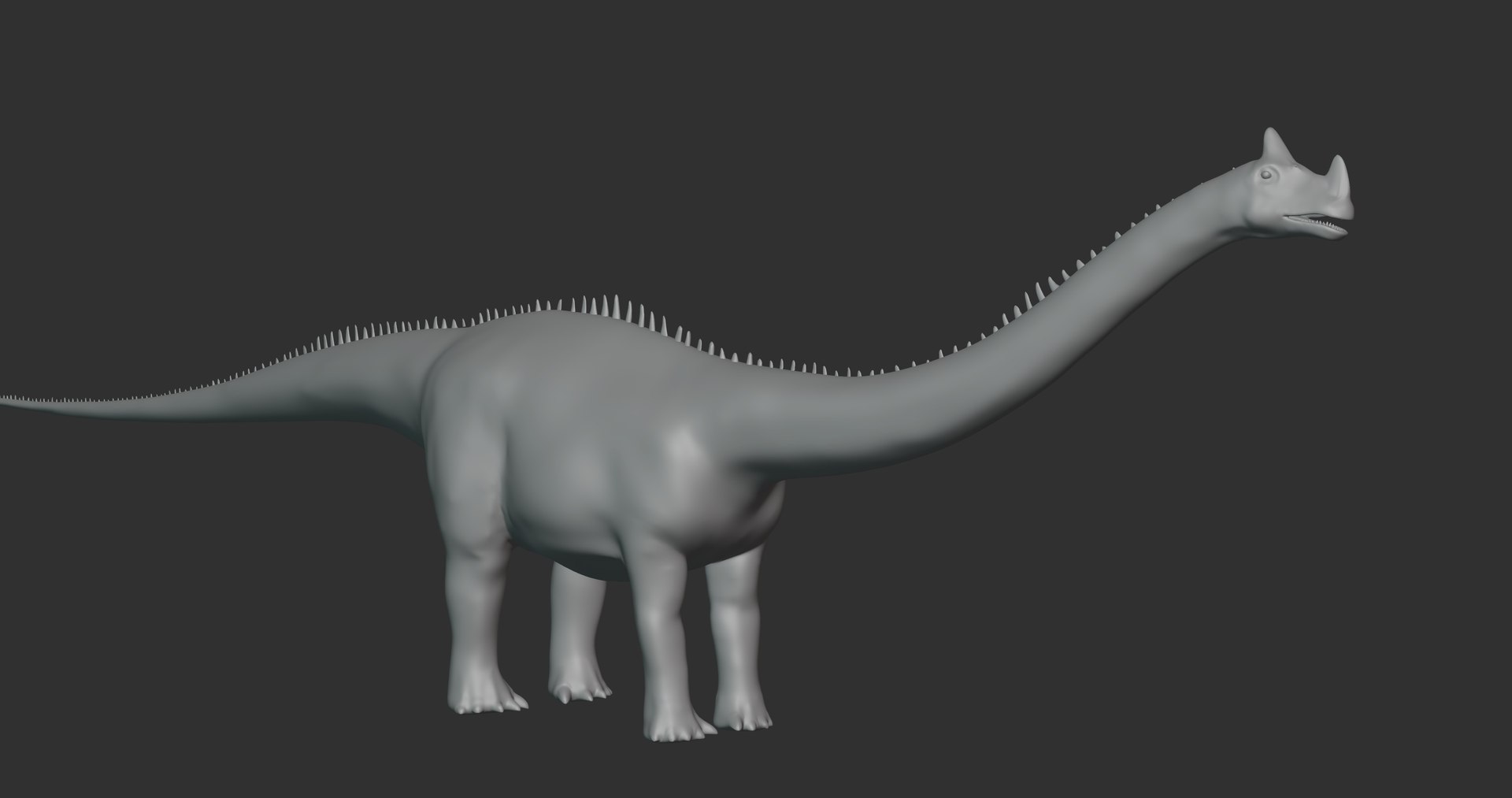 3D Supersaurus Basemesh Low Poly model - TurboSquid 1995305