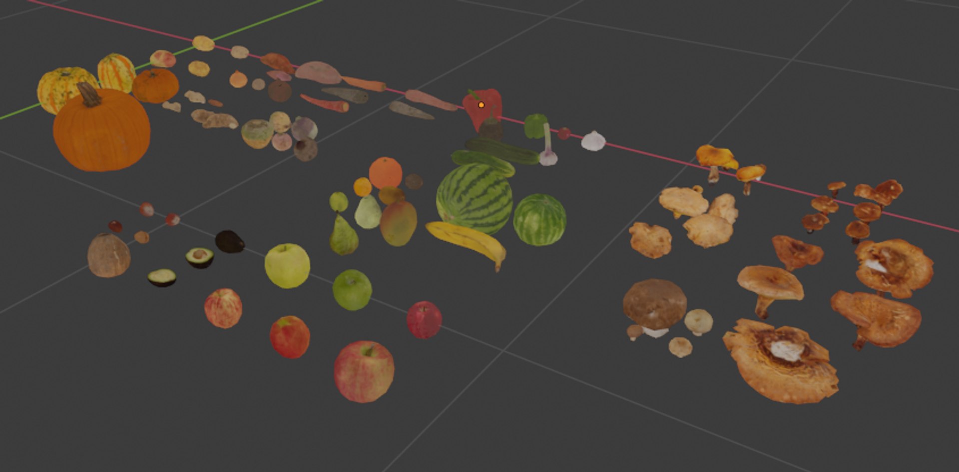 Mega Vegetables Mobile Model - TurboSquid 2395740
