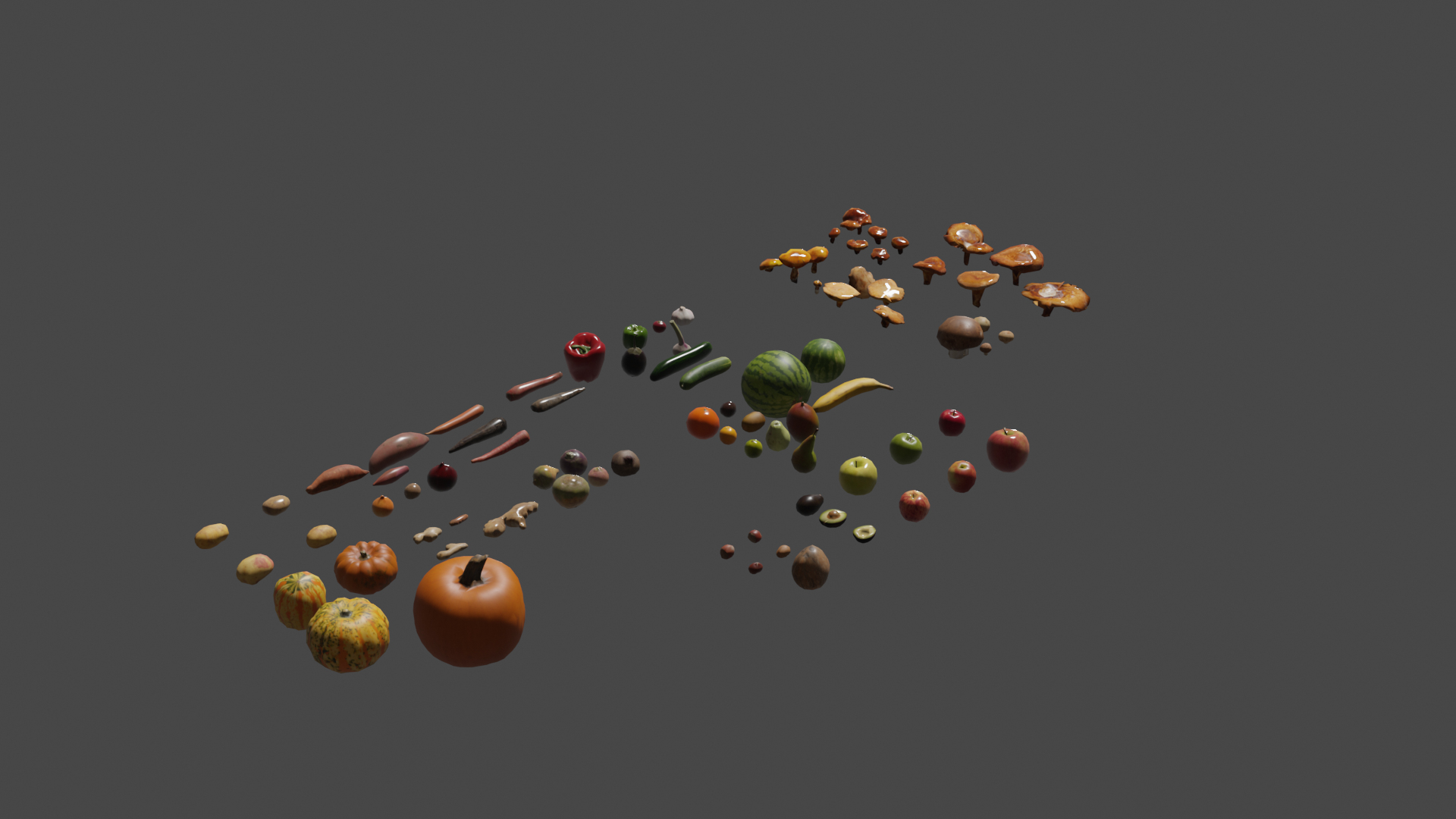 Mega Vegetables Mobile Model - TurboSquid 2395740