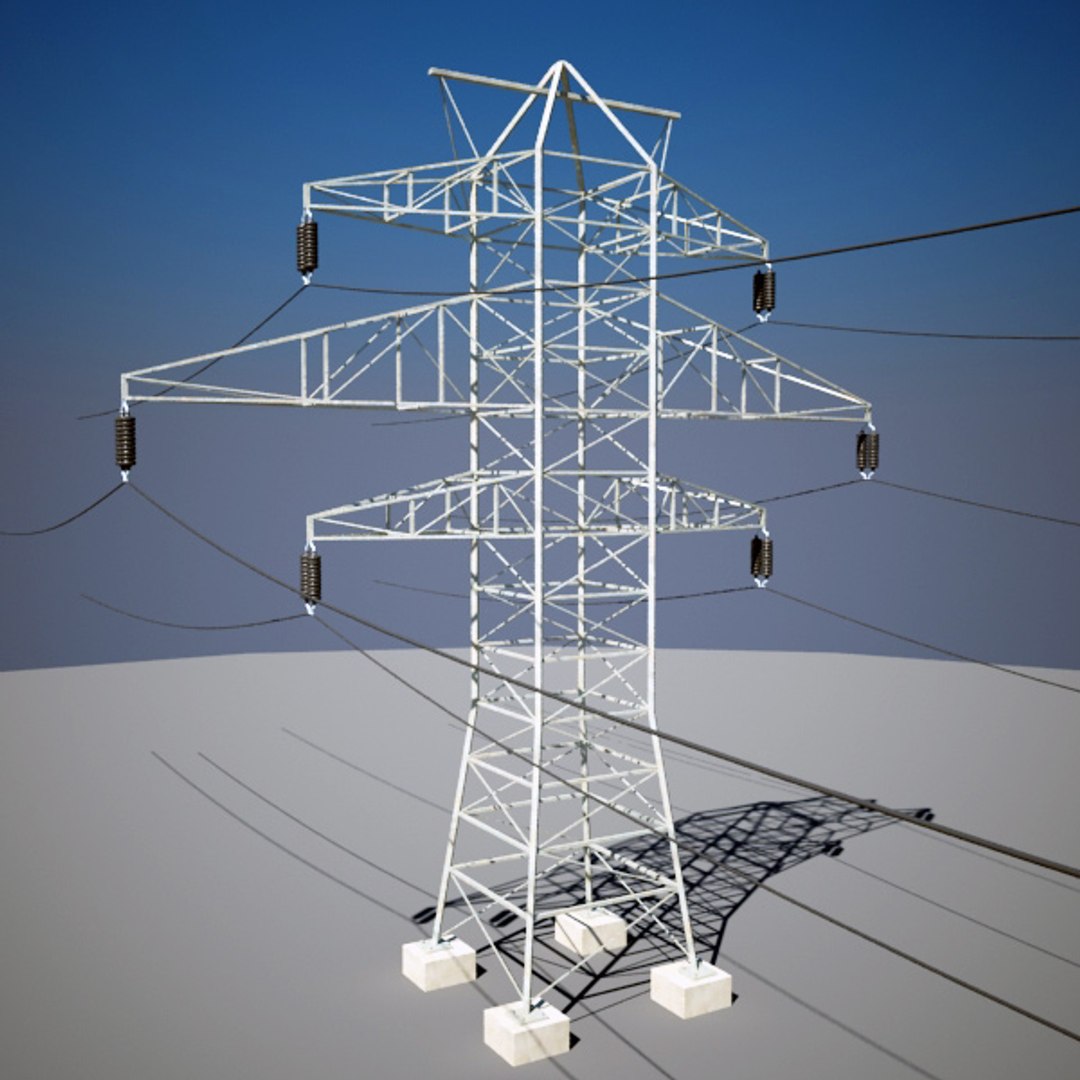 electric line transformer 3d max