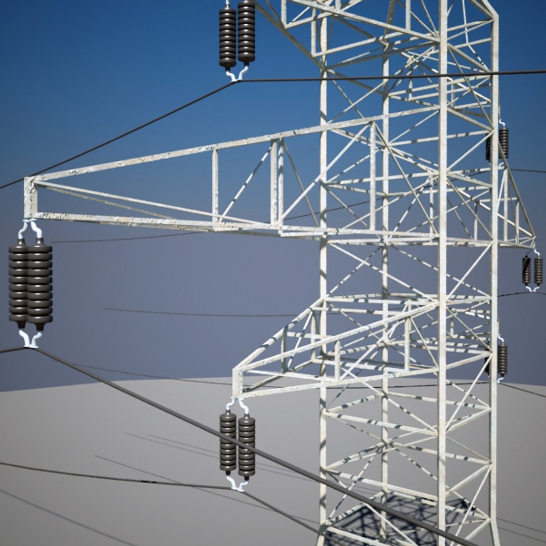 Electric Line Transformer 3d Max