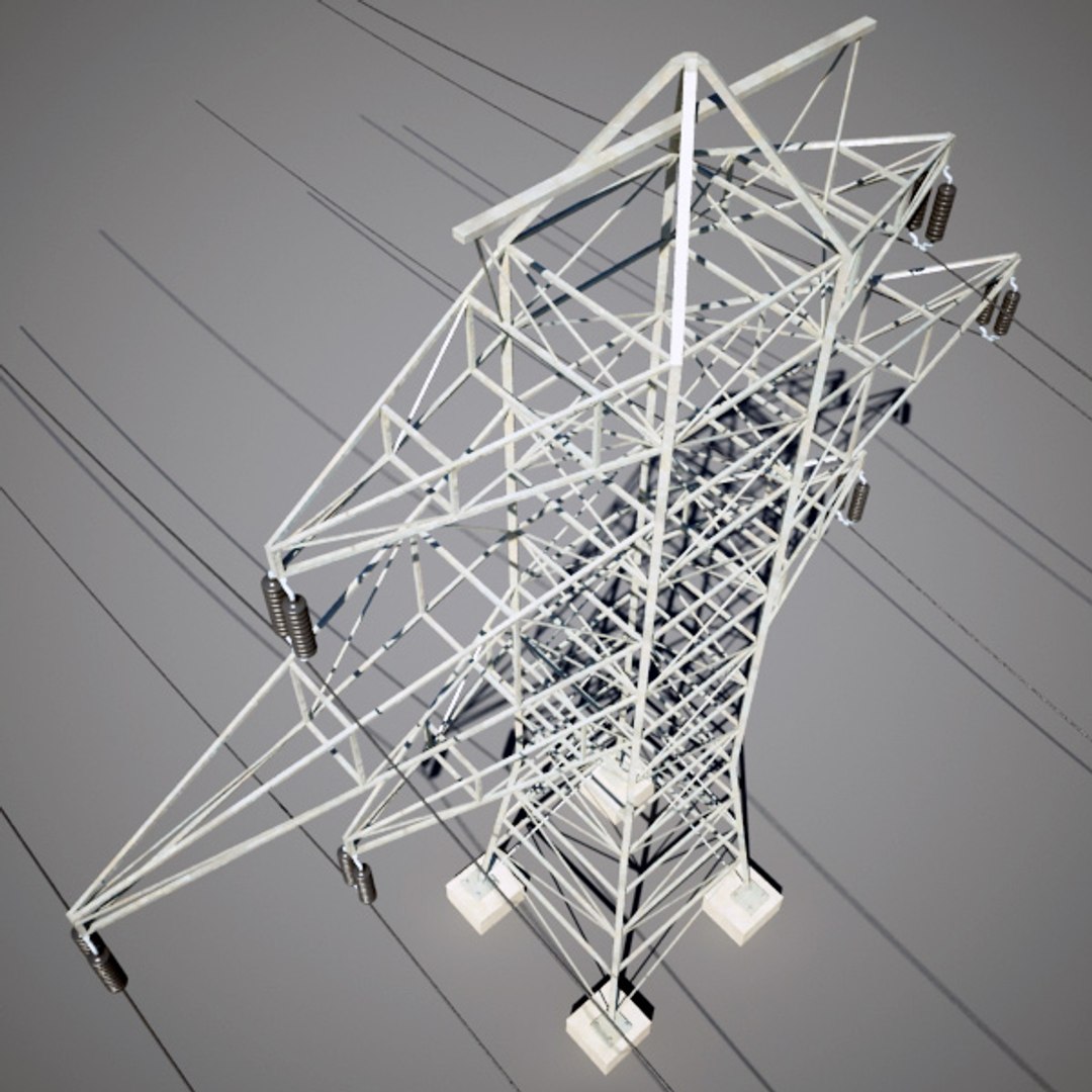 Electric Line Transformer 3d Max