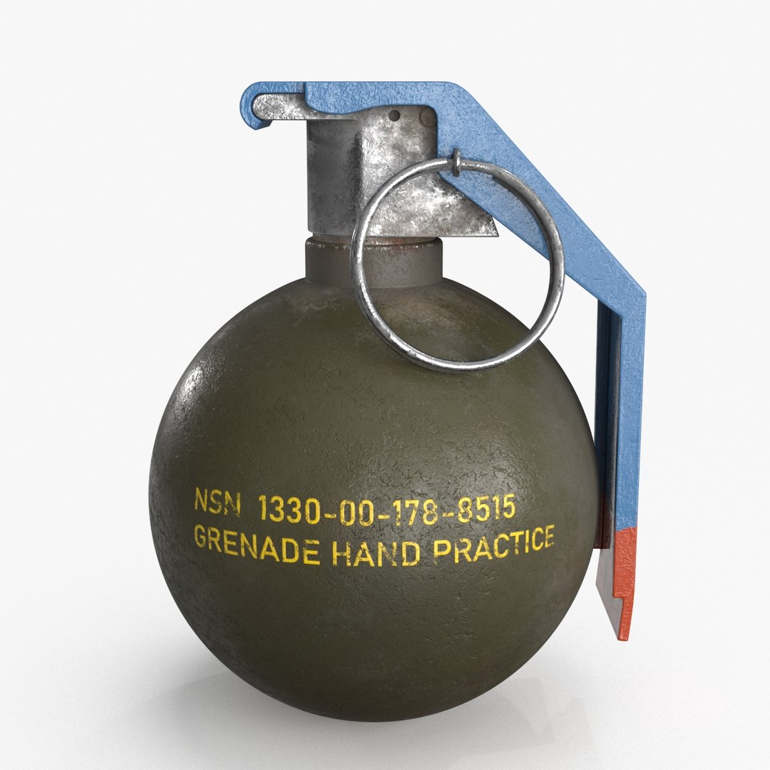3D Hand Grenade V2 - TurboSquid 1962083
