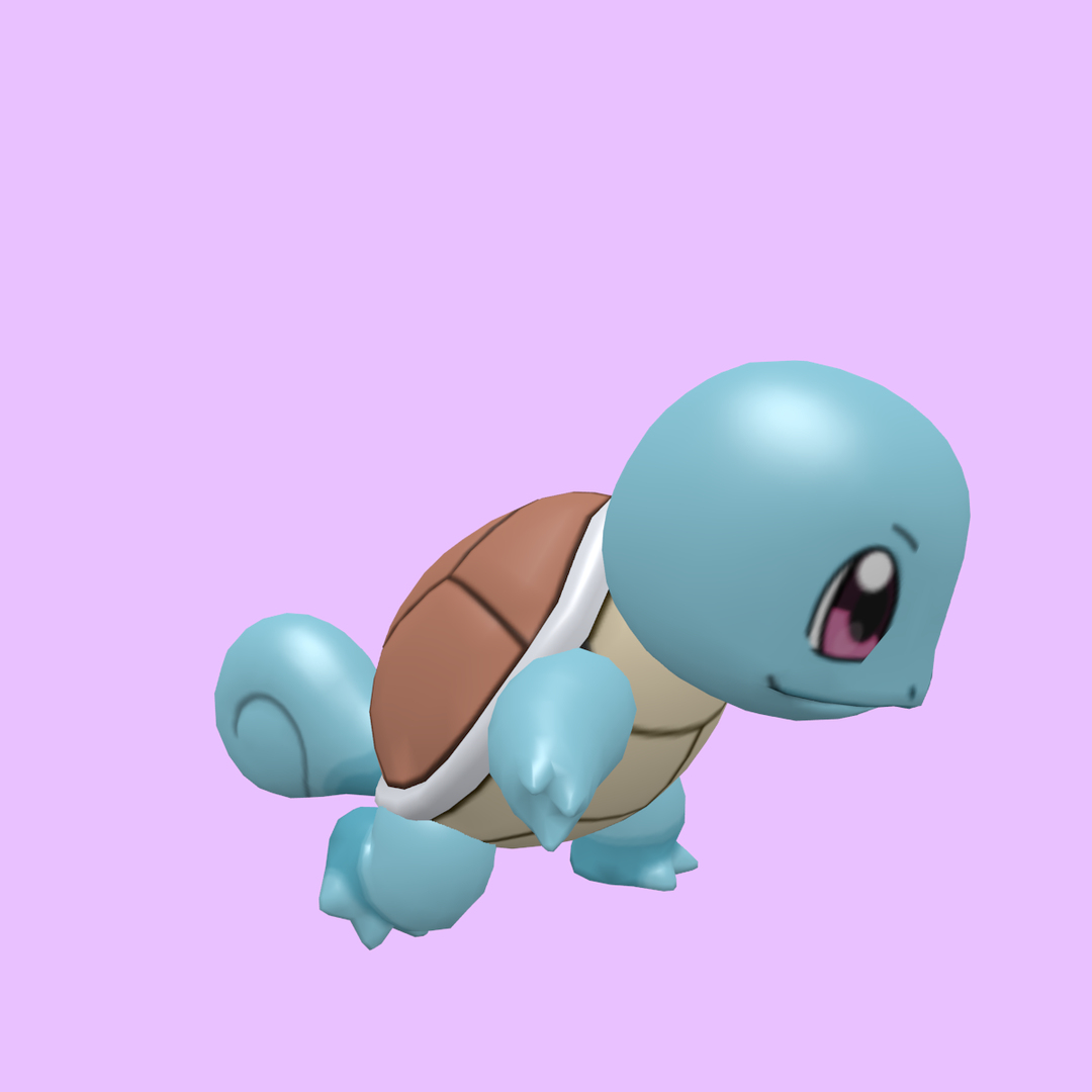 3D Model Pokemon Squirtle Poke - TurboSquid 1470453