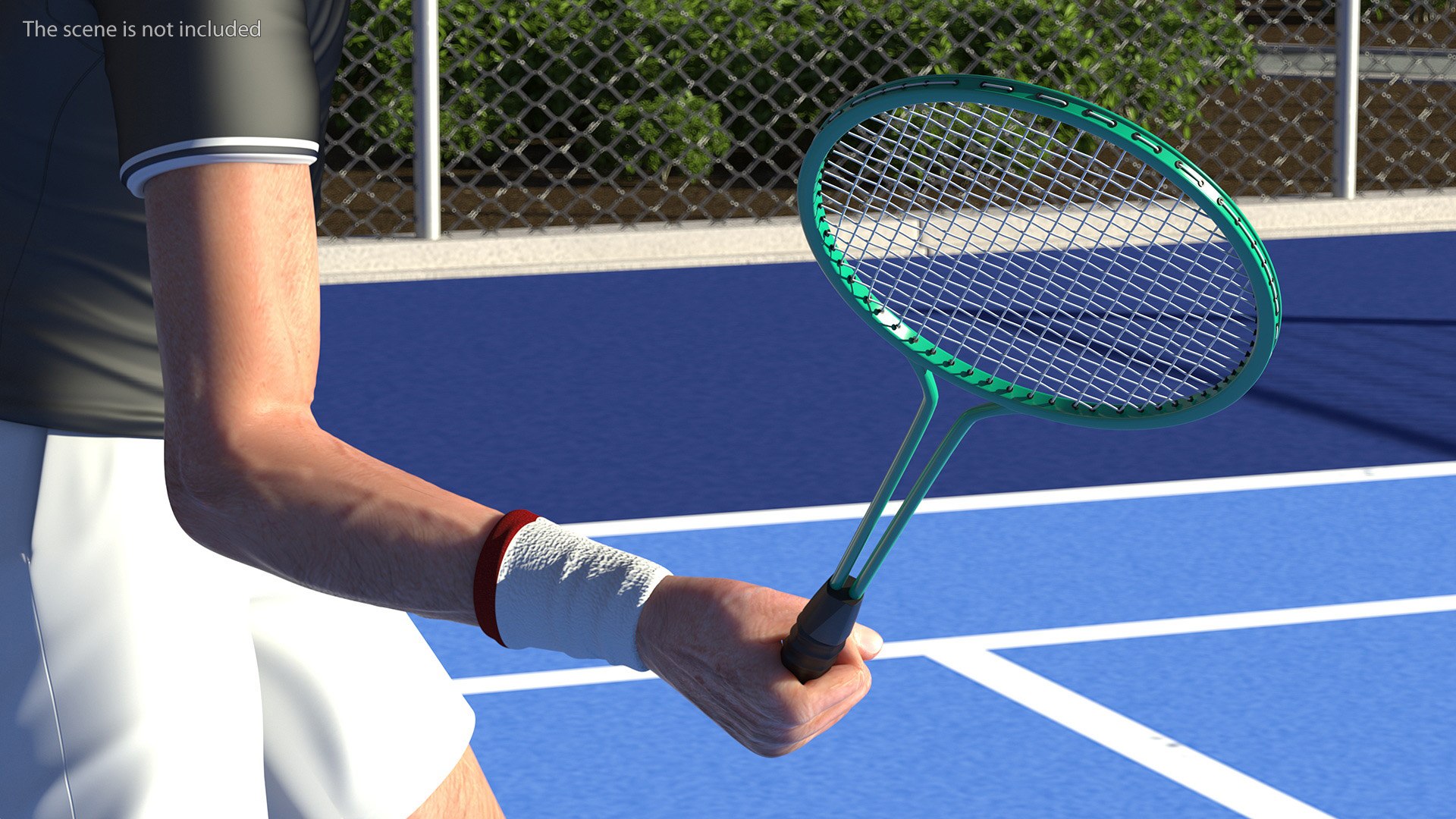 3D Badminton Rackets and Shuttlecock model - TurboSquid 2154648