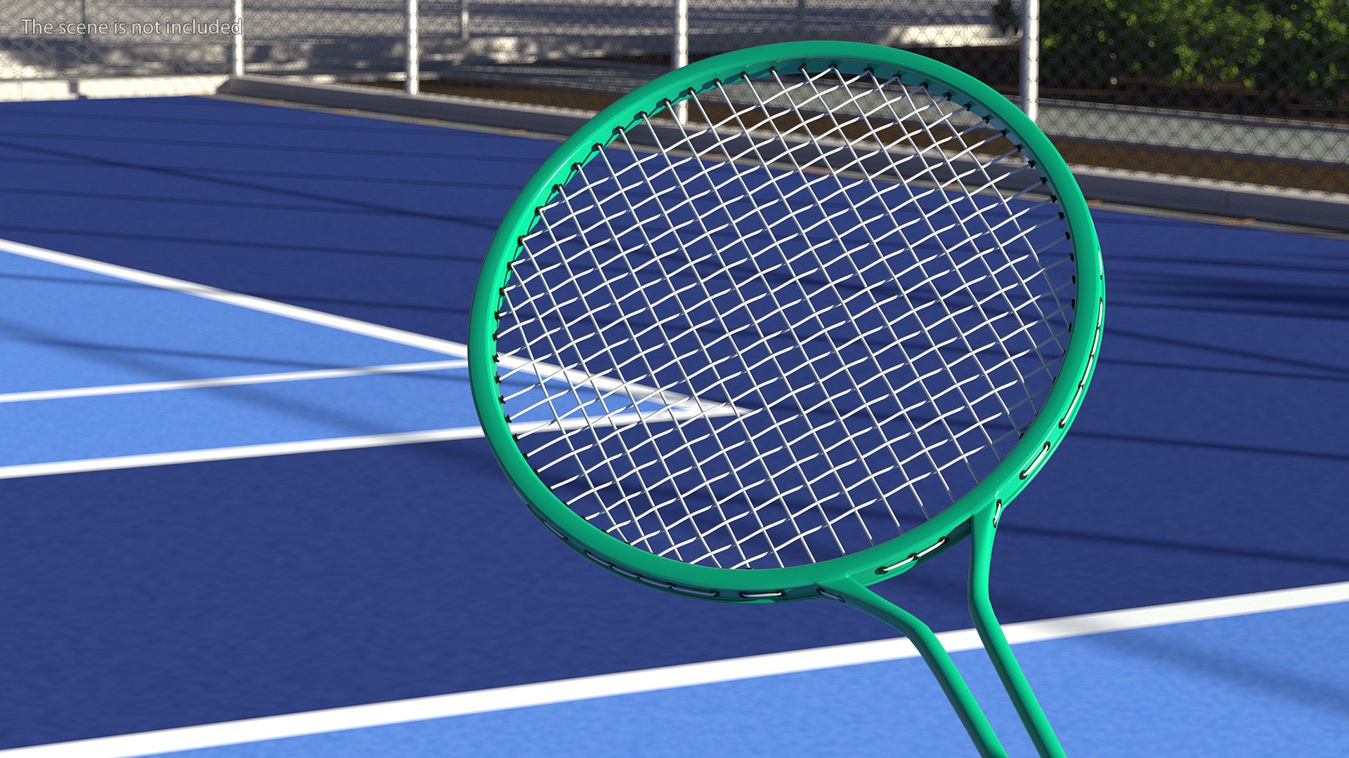 3D Badminton Rackets and Shuttlecock model - TurboSquid 2154648