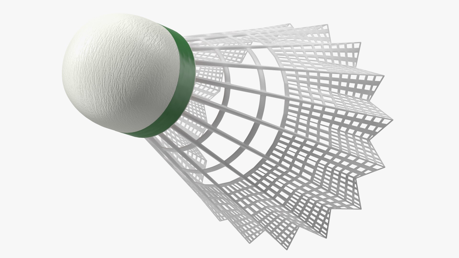 3D Badminton Rackets and Shuttlecock model - TurboSquid 2154648