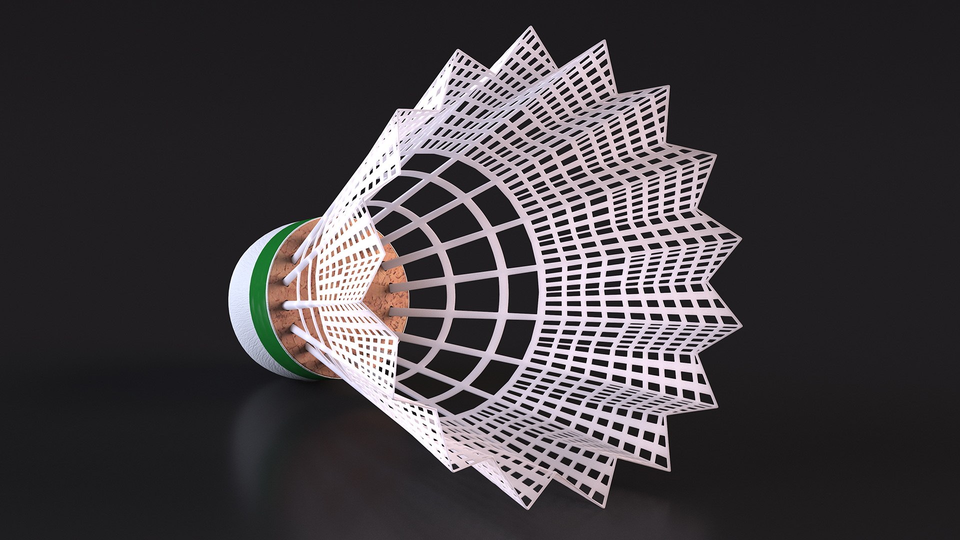 3D Badminton Rackets and Shuttlecock model - TurboSquid 2154648