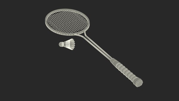 modelo 3d Raquetas de bádminton y volante - TurboSquid 2154648
