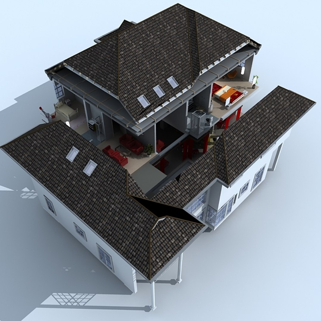 Home Cuttout 3d Model