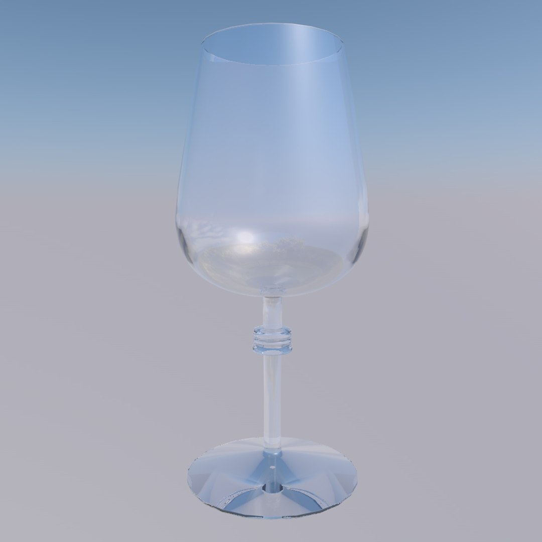 3d glass model