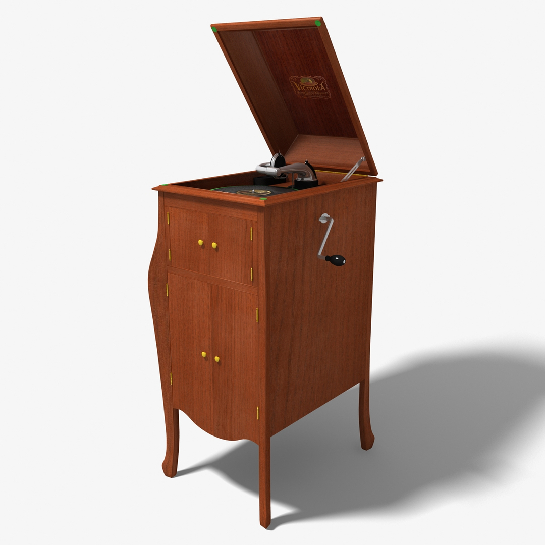 Victor Talking Machine Victrola 3d Max