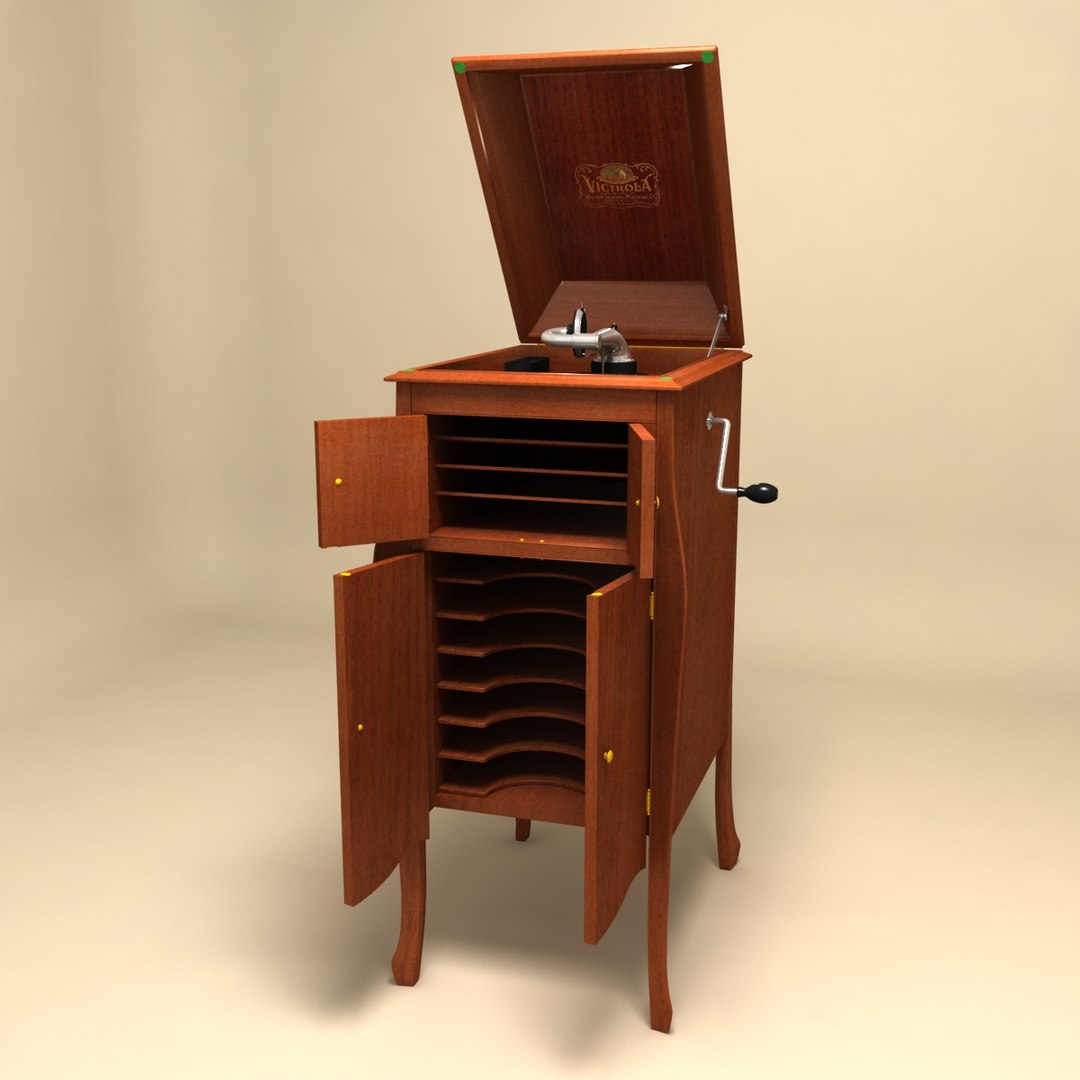 Victor Talking Machine Victrola 3d Max