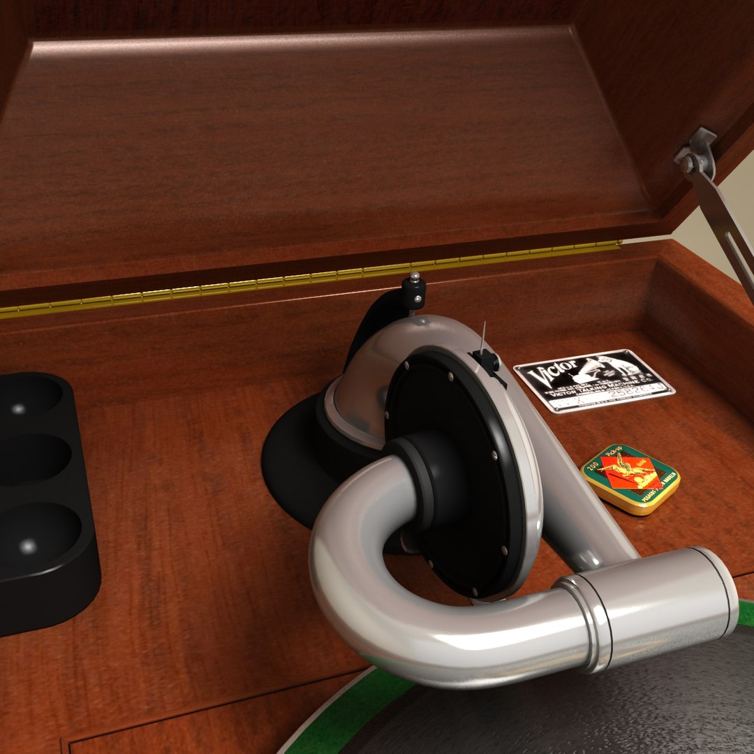 Victor Talking Machine Victrola 3d Max