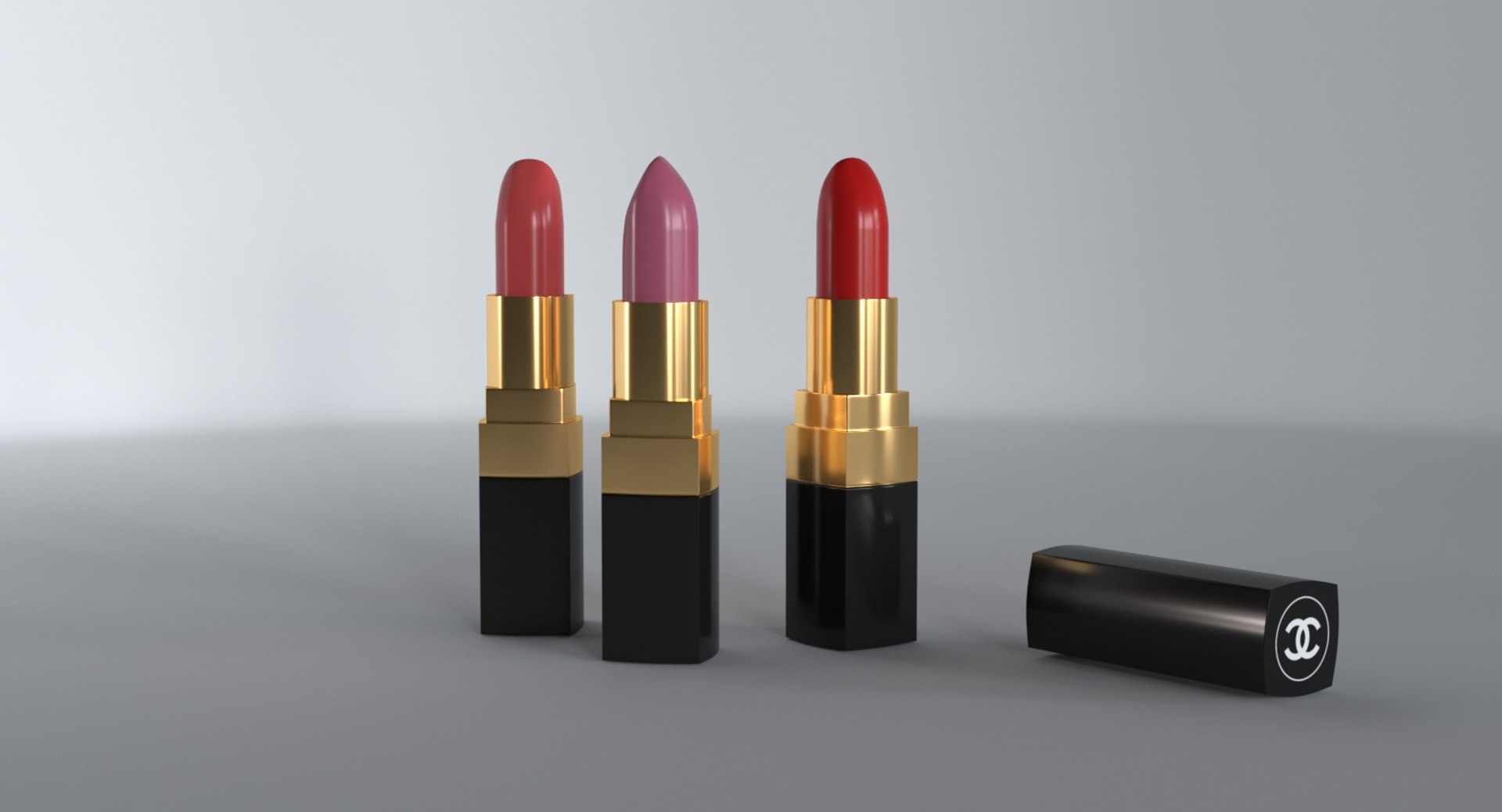 Lipstick chanel 3D model - TurboSquid 1306598