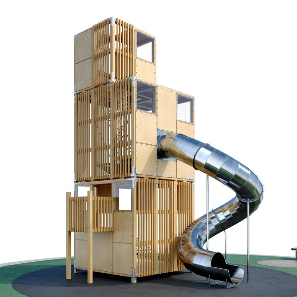 Children's play complex Tower 3D model - TurboSquid 1815315