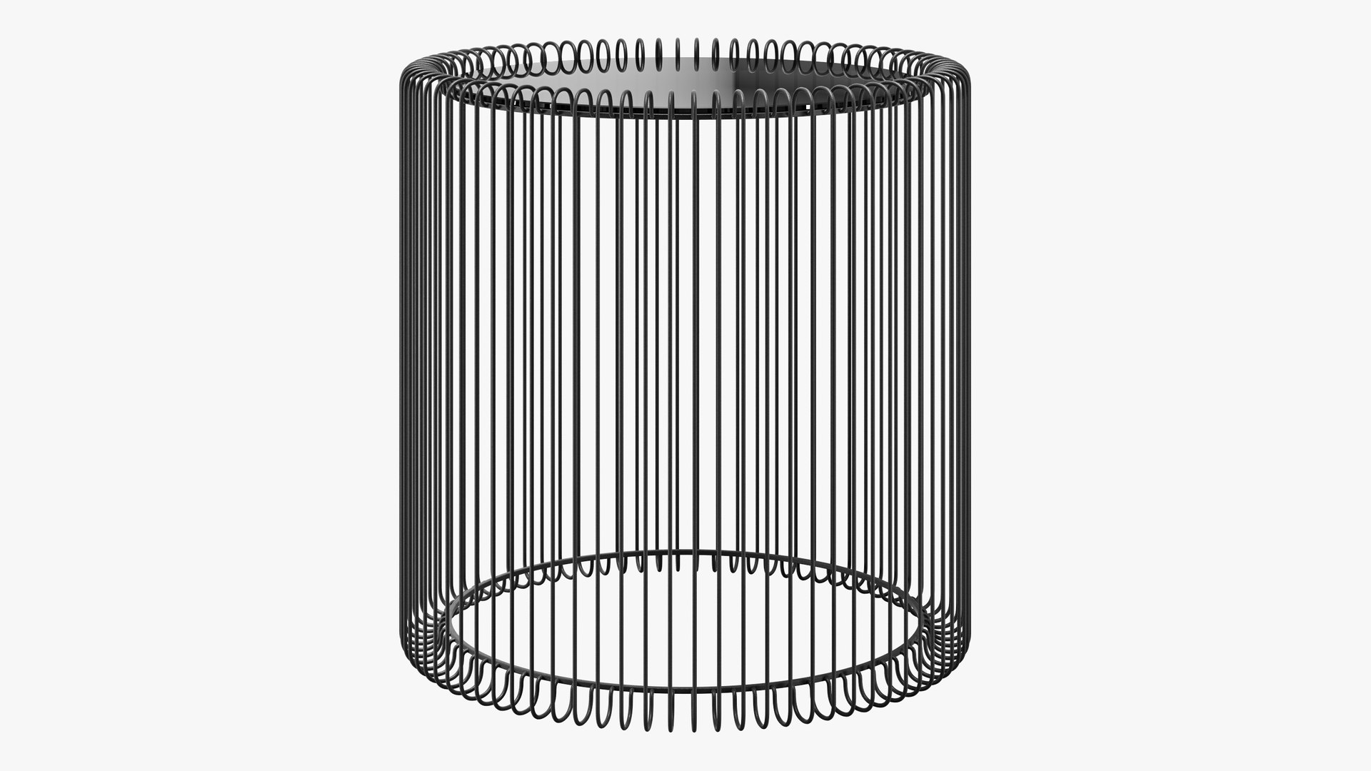 3D Kare Wire Coffee Table Black - TurboSquid 2038288