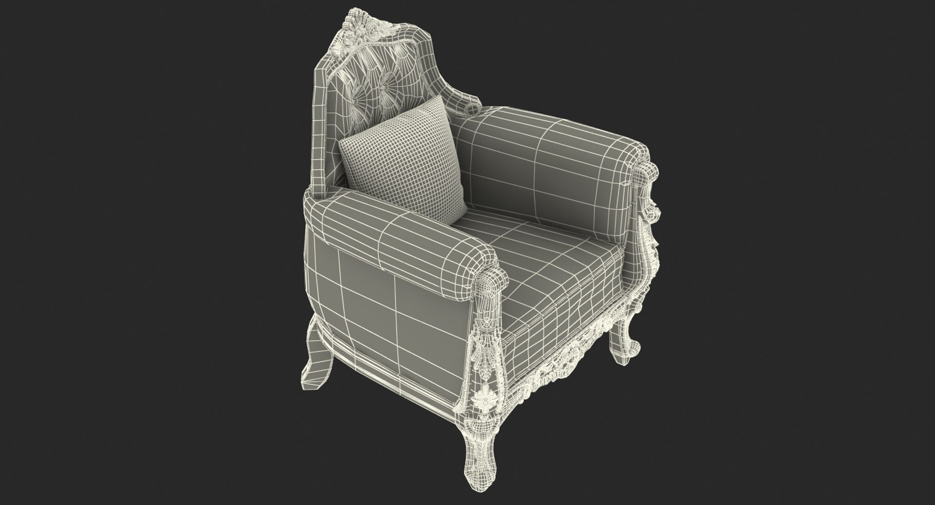 Small Throne Chair 3D Model - TurboSquid 1348203