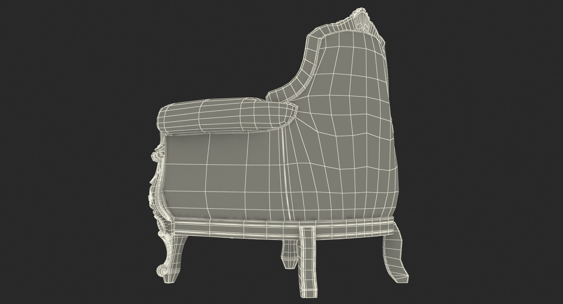 Small Throne Chair 3D Model - TurboSquid 1348203
