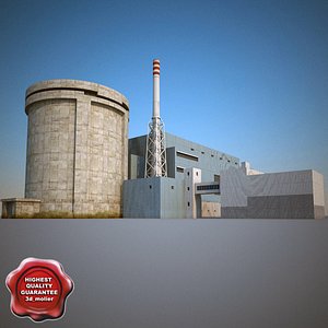 Low Poly Nuclear Power Plant 3D Models With Enhanced License Tiers For ...