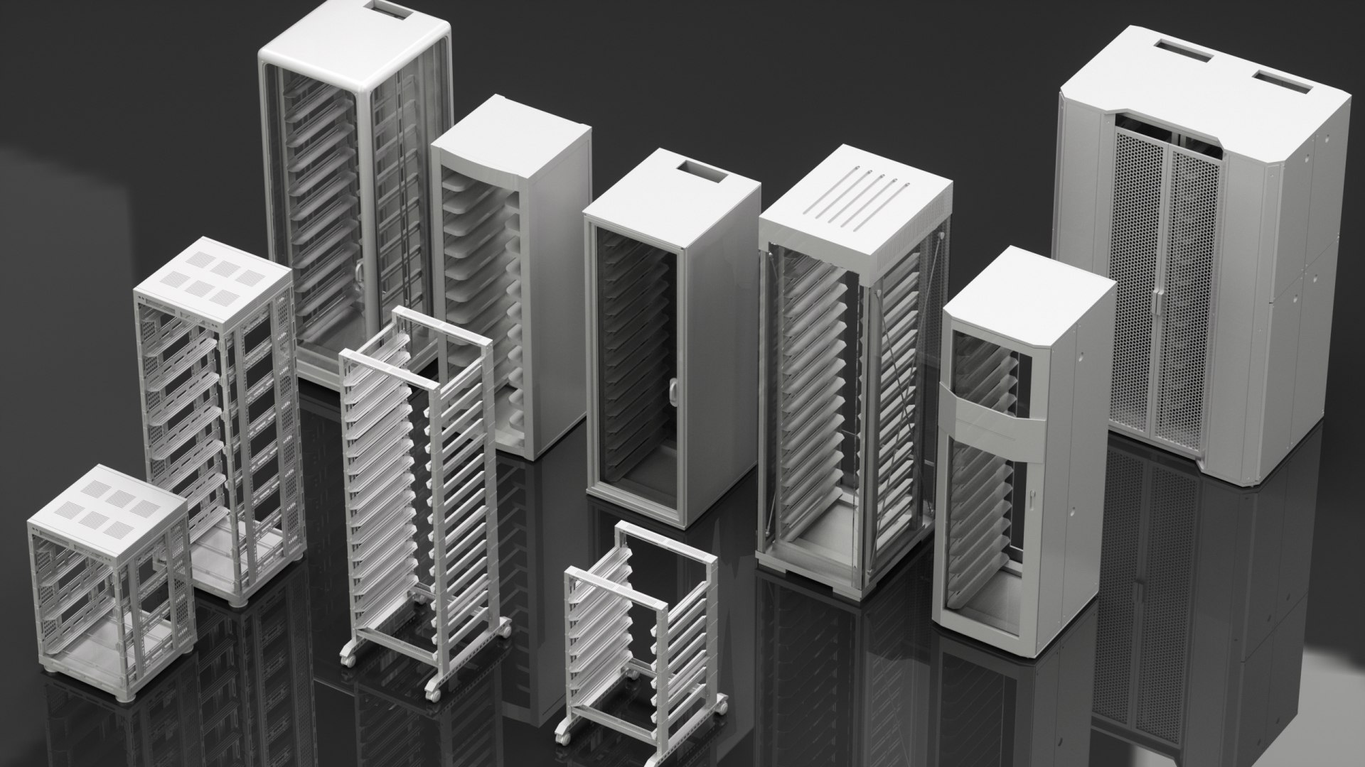 3D Data Center Builder Kit - TurboSquid 2411156