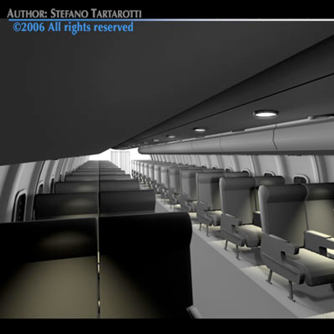 train interior 3d model