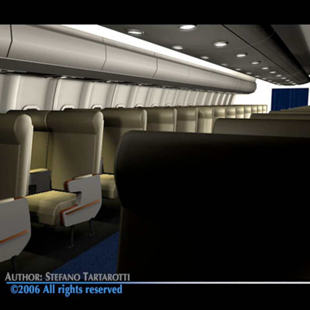 train interior 3d model