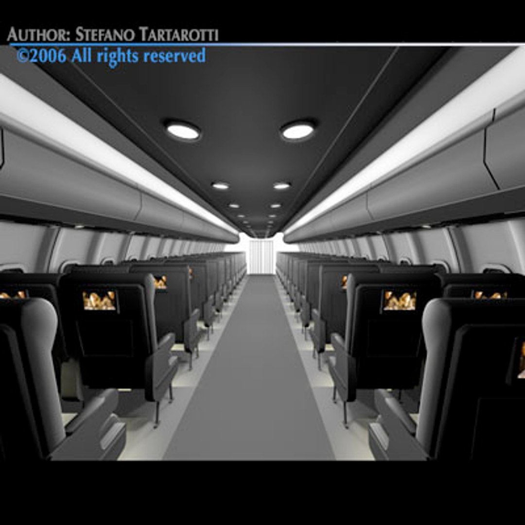 train interior 3d model