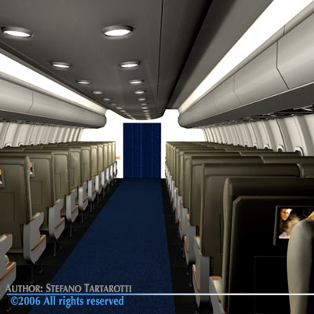 train interior 3d model