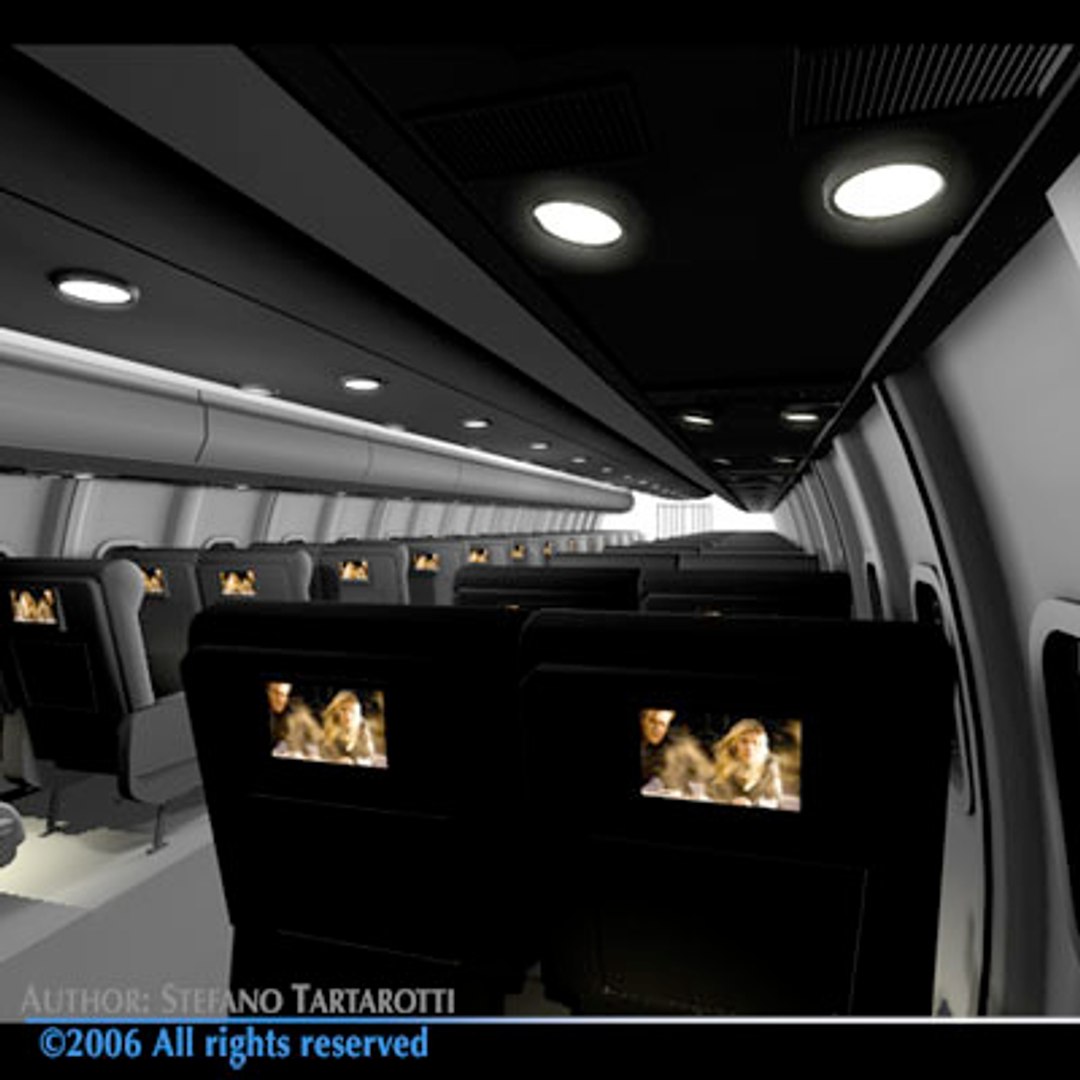 train interior 3d model