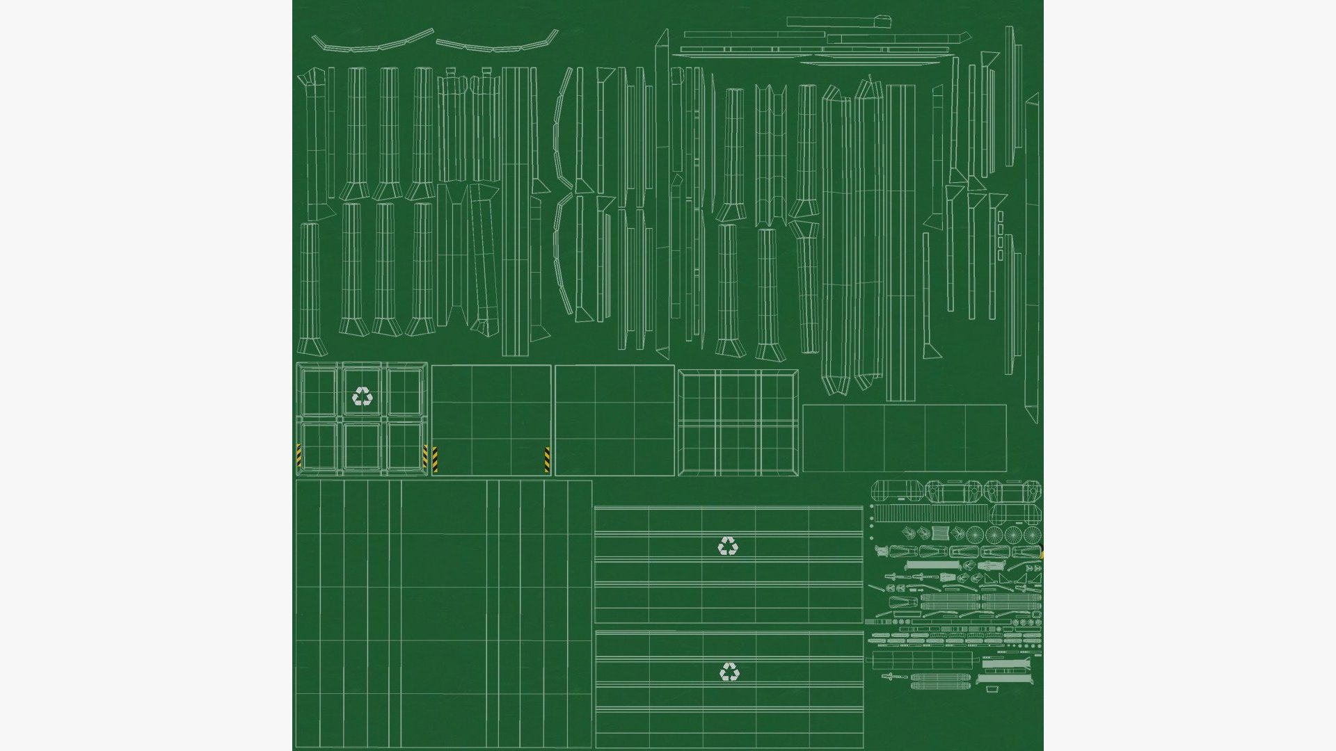 3D Waste Roro Collection - TurboSquid 2324314