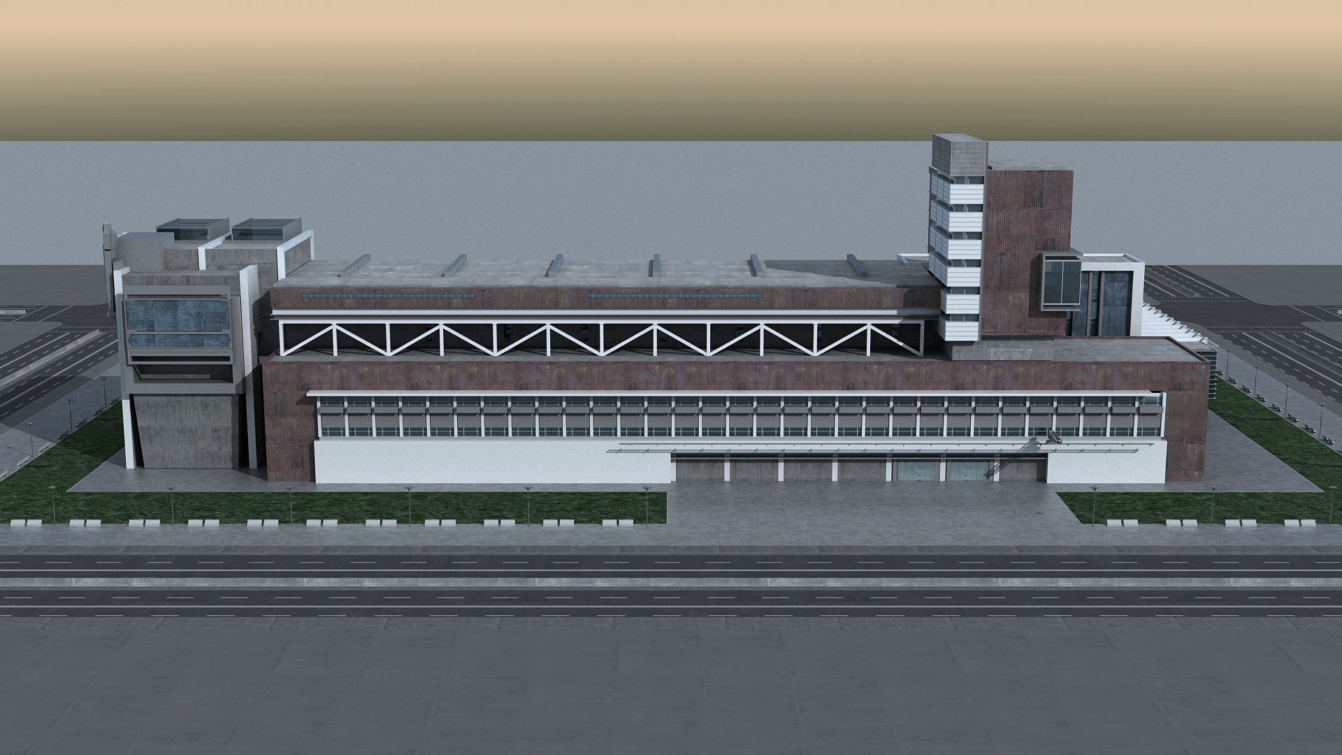 Modern Building 122 Scene 3D - TurboSquid 1720791